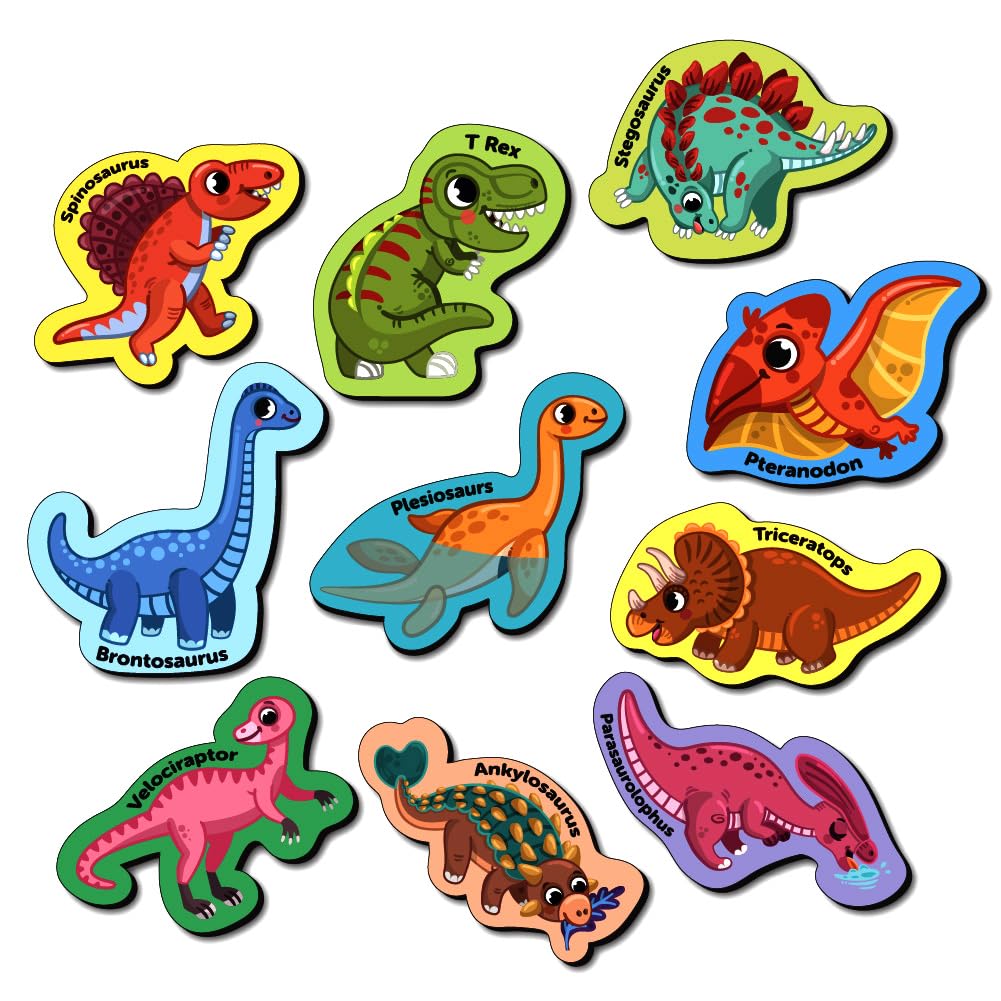 Dinosaur Fridge Magnet for 3+ Years Preschool Toys – Mini Leaves