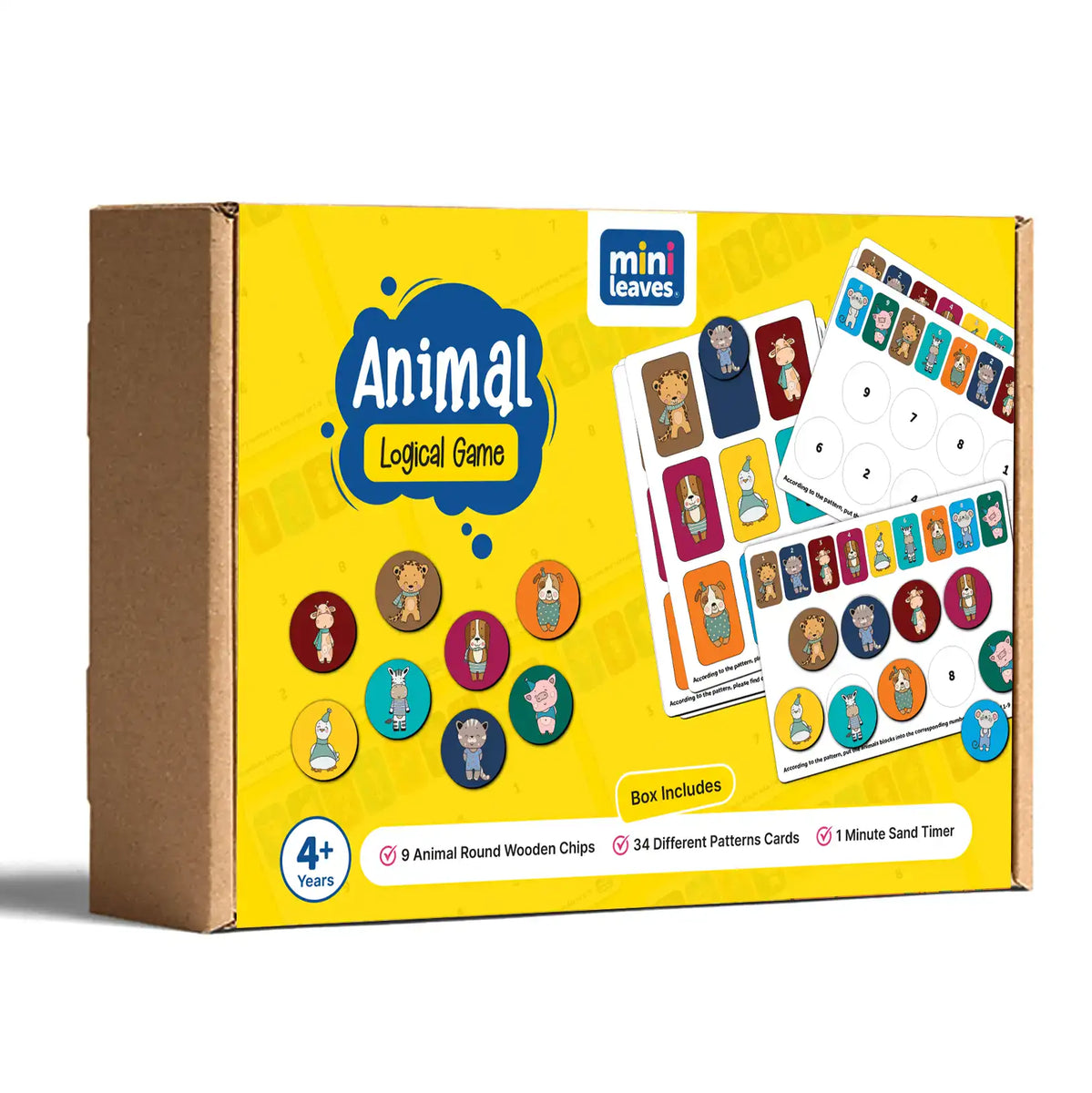 Shop Online Animal Logic Game Children Early Memory Game – Mini Leaves