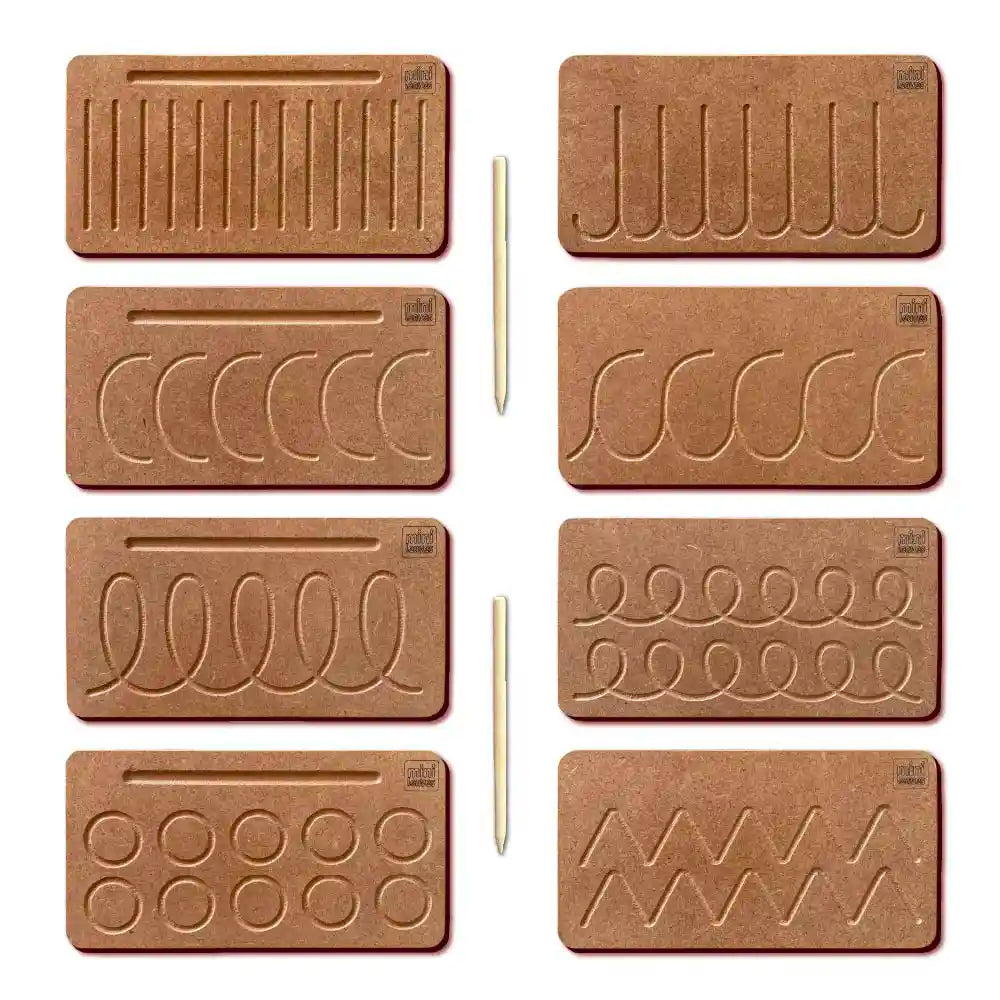 Patterns Wooden Tracing Board 3+ Years – Mini Leaves