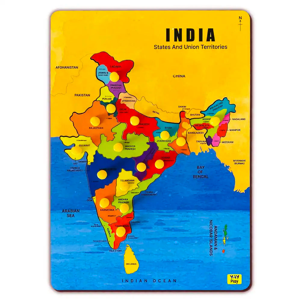 India map drawing for kids