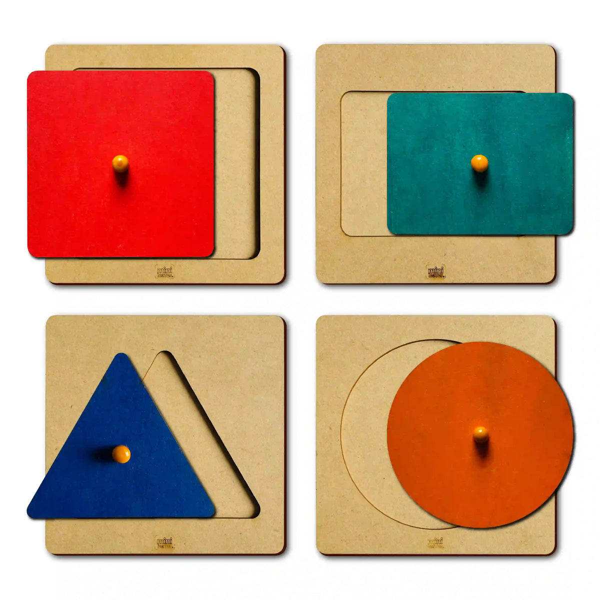 Montessori Multiple Shape Pegged Board 1+ Years – Mini Leaves