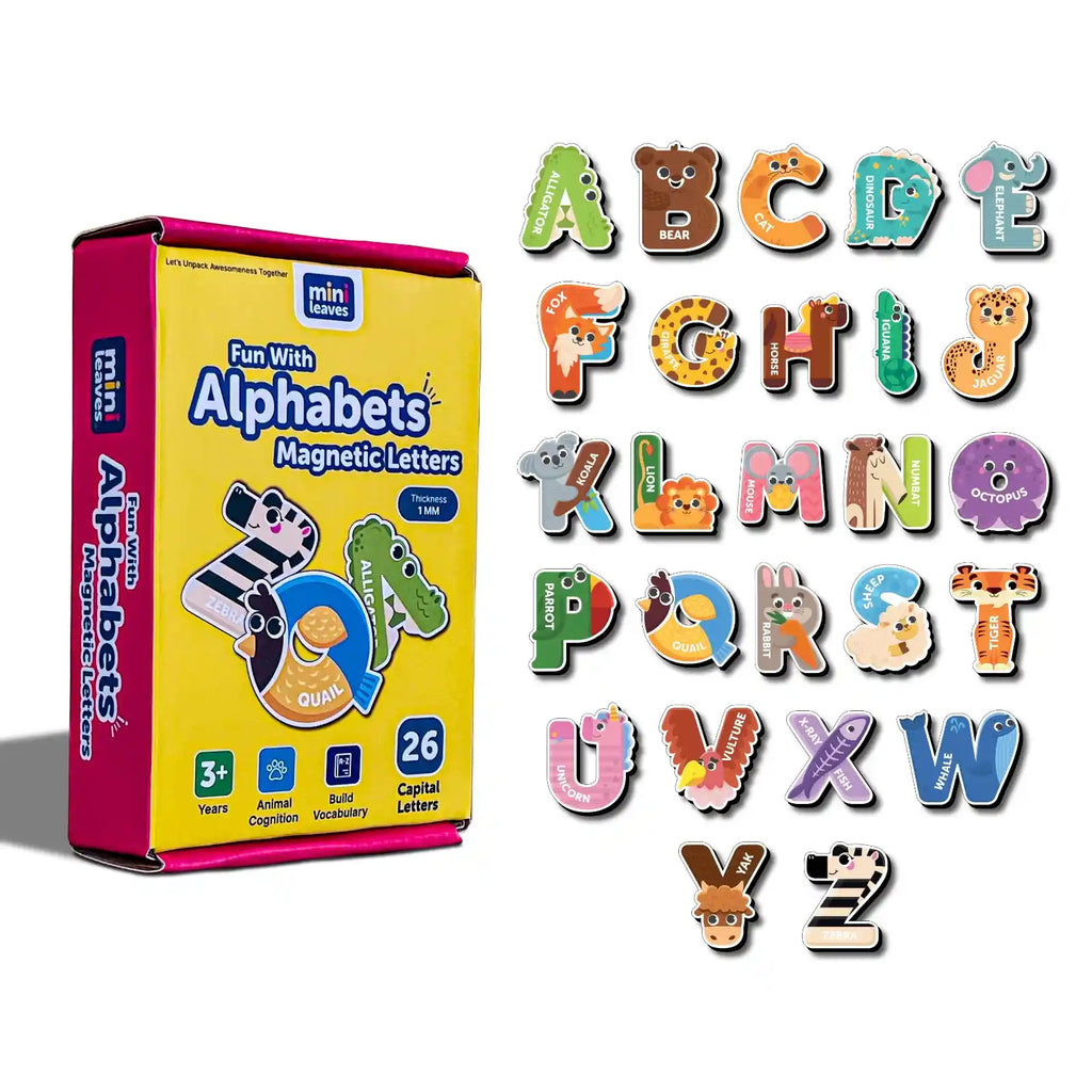 A Z Alphabet Fridge Magnets 2 Years Mini Leaves a-z-alphabet-fridge-magnets-2-years-mini-leaves
