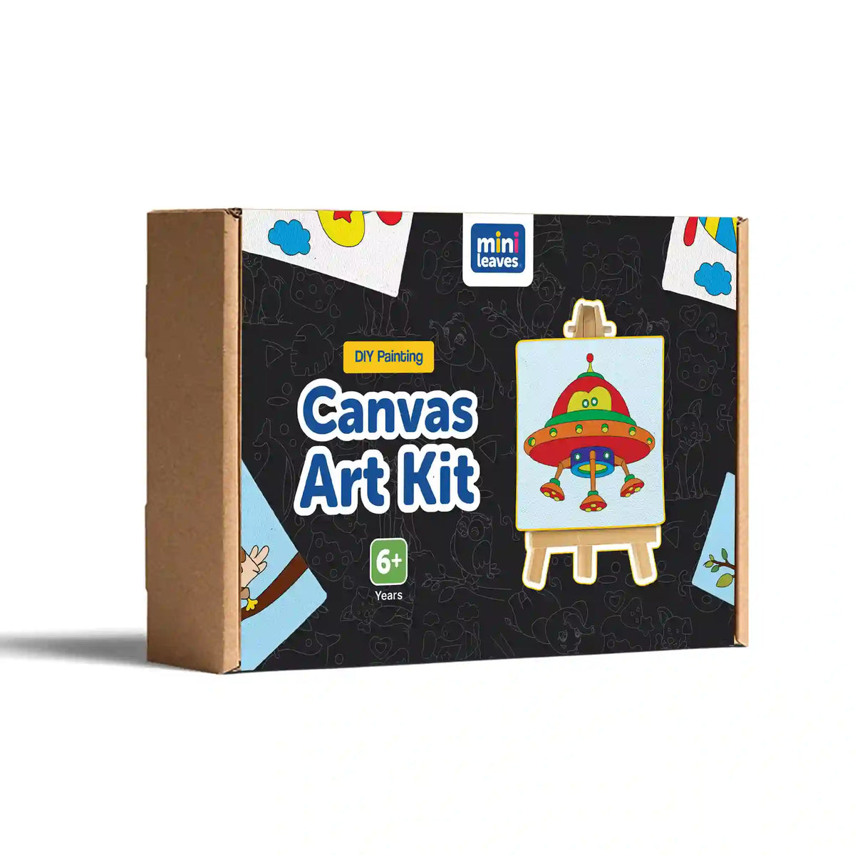 Canvas Craft Art Paint Kit for Beginner 4 to 6 Years- Set of 4 – Mini ...